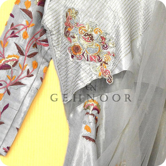 NEELAM CREAM ANARKALI DRESS